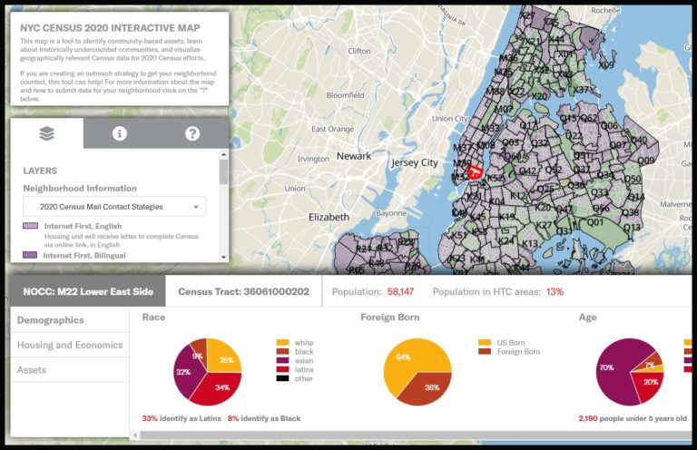 NYC 2020 Census Interactive Map - Hester Street